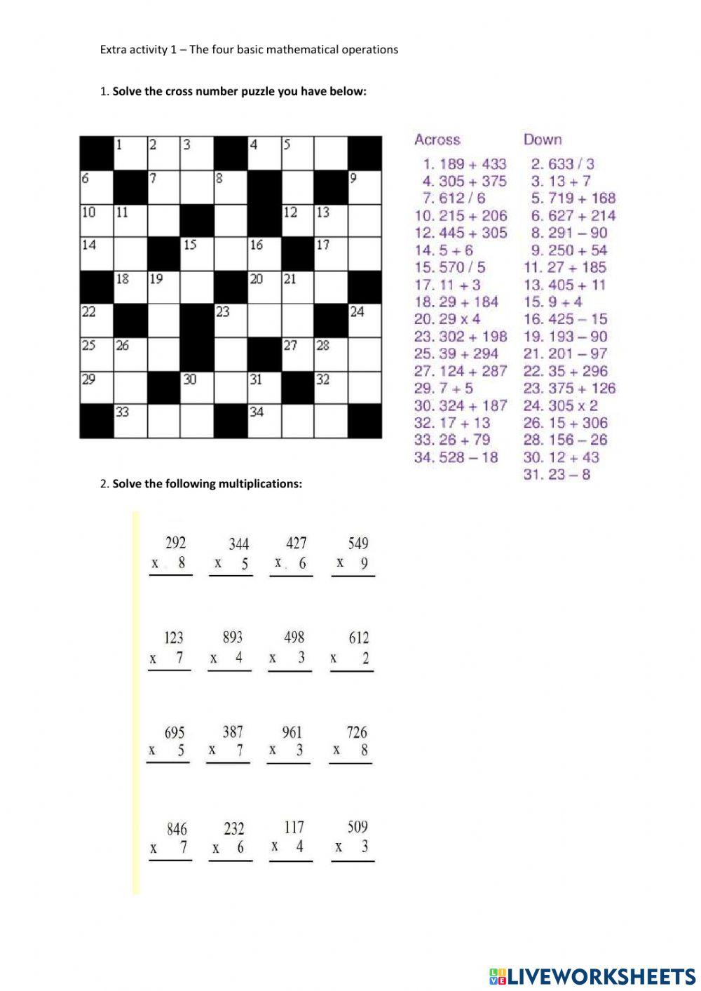 Group activity 1 worksheet | Live Worksheets