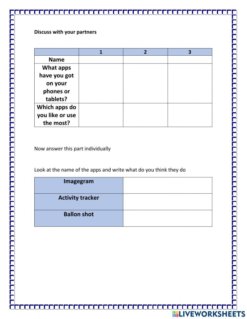 1021617 | Technology | Katerin Naranjo | LiveWorksheets