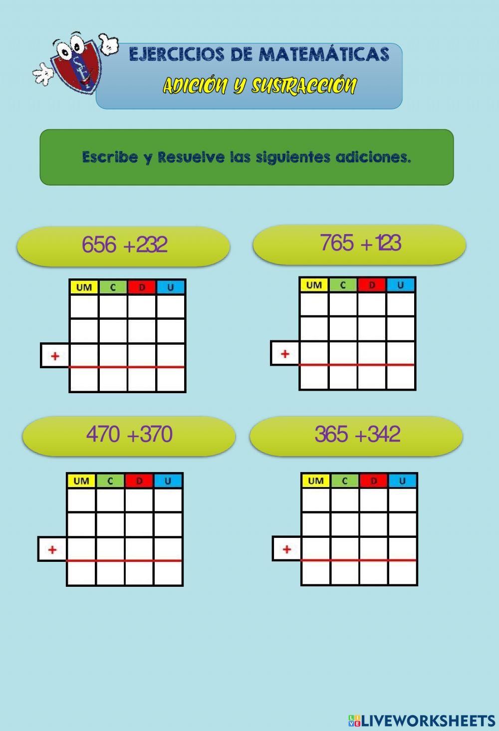 1021946 | Sumas y restas | Francisco Valenzuela Issotta