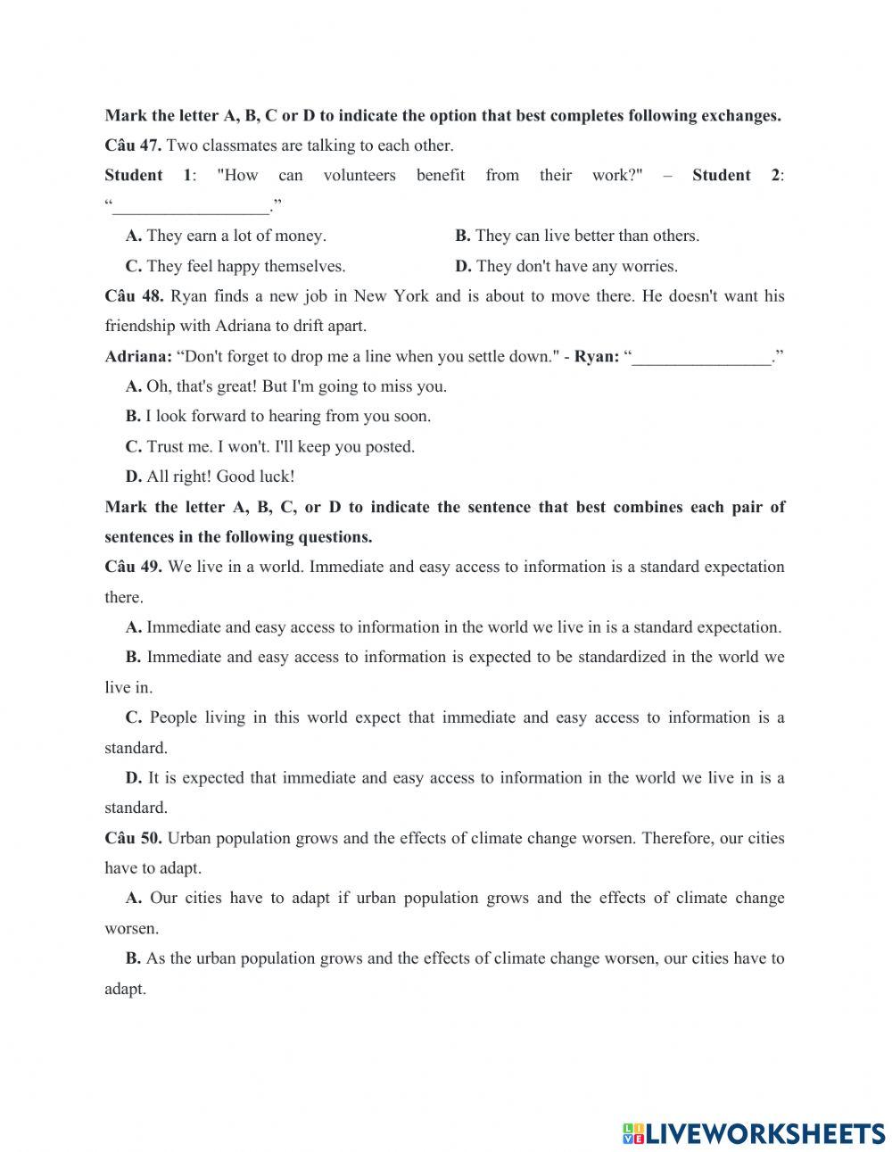 Practice 1 interactive worksheet for 9 | Live Worksheets