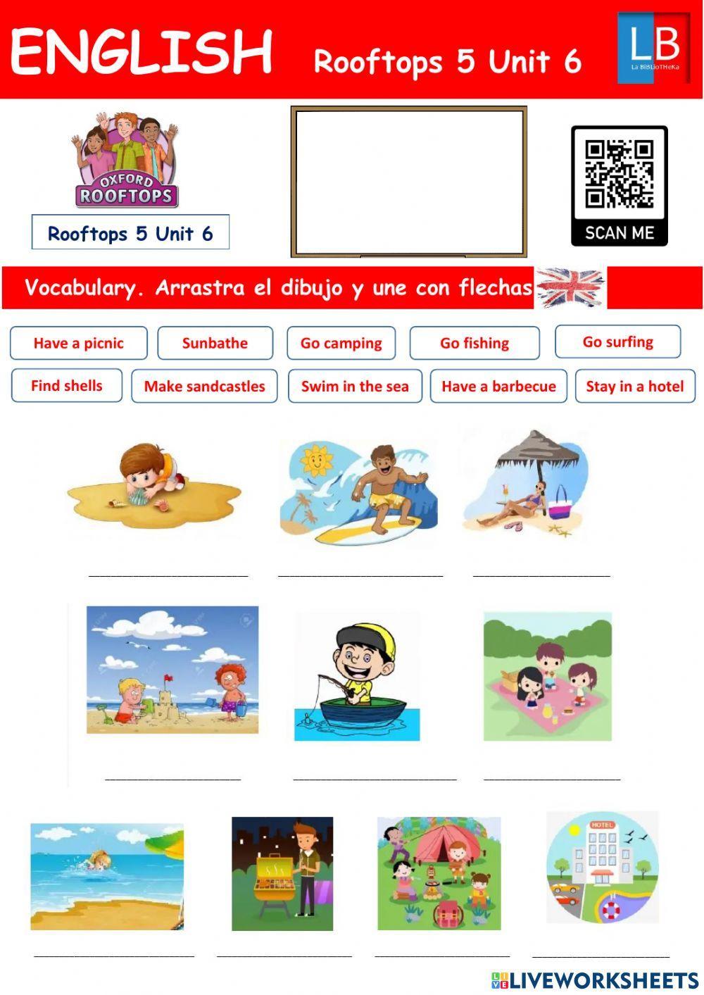 Rooftops 5 unit… | Free Interactive Worksheets | 1023431