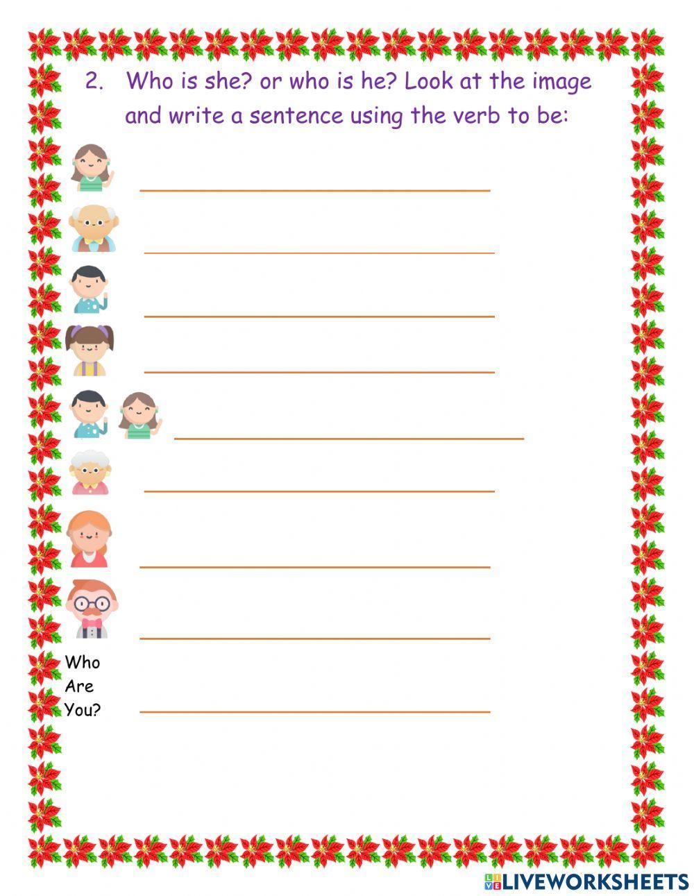Family members … | Free Interactive Worksheets | 1023991
