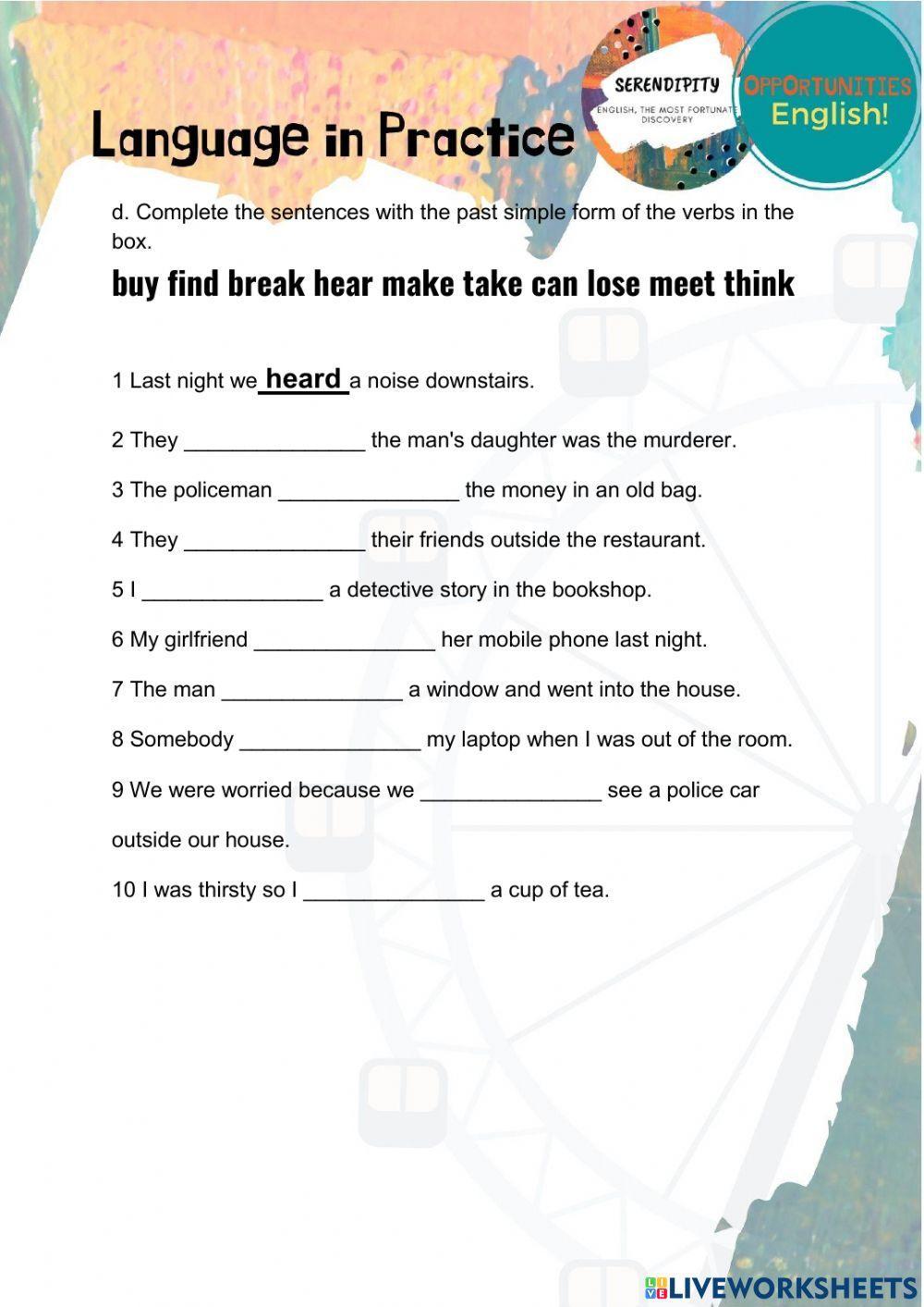 Unit 8A, elementary homework worksheet | Live Worksheets