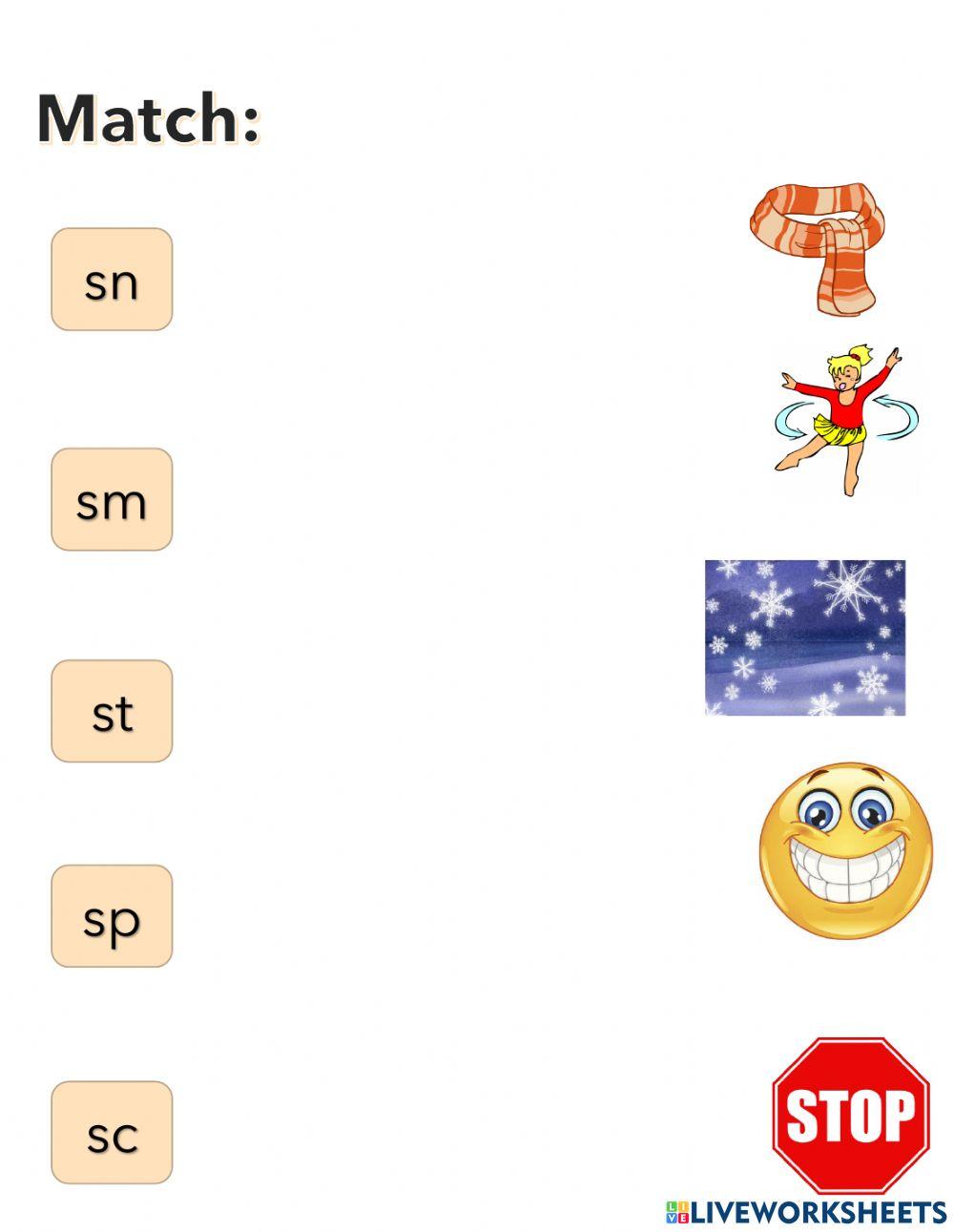 Vowel and blends worksheet | Live Worksheets