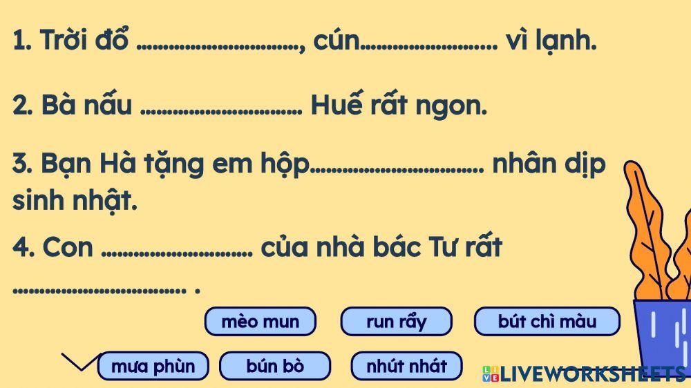 Vietnamese Un UT worksheet | Live Worksheets