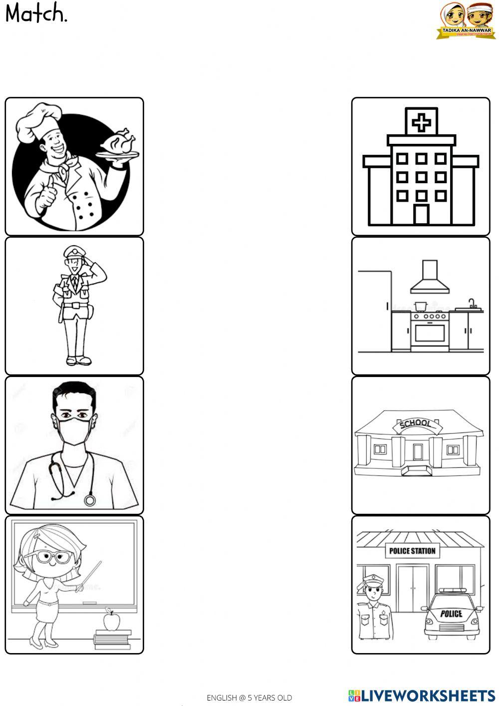 Occupation free exercise | Live Worksheets