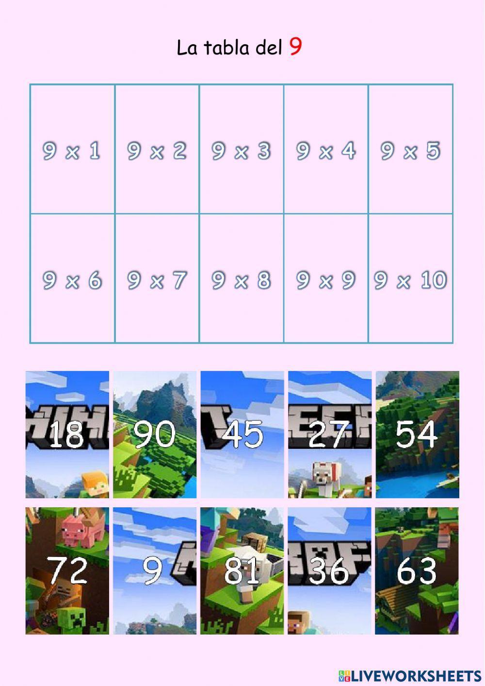 1025222 | La tabla del 9 | JOSÉ MARIÁ MESEGUER DE PEDRO