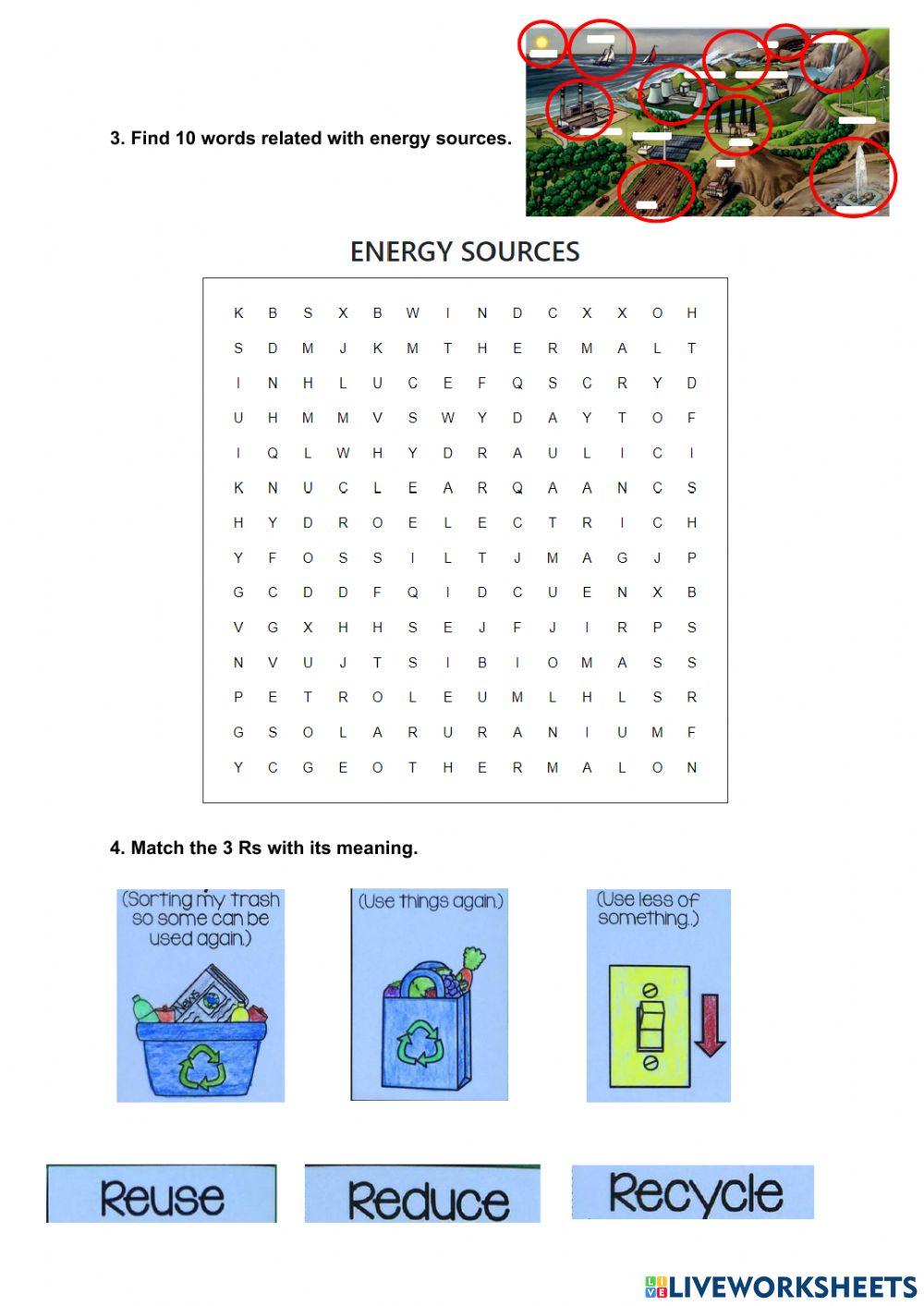 Science unit 8 worksheet | Live Worksheets