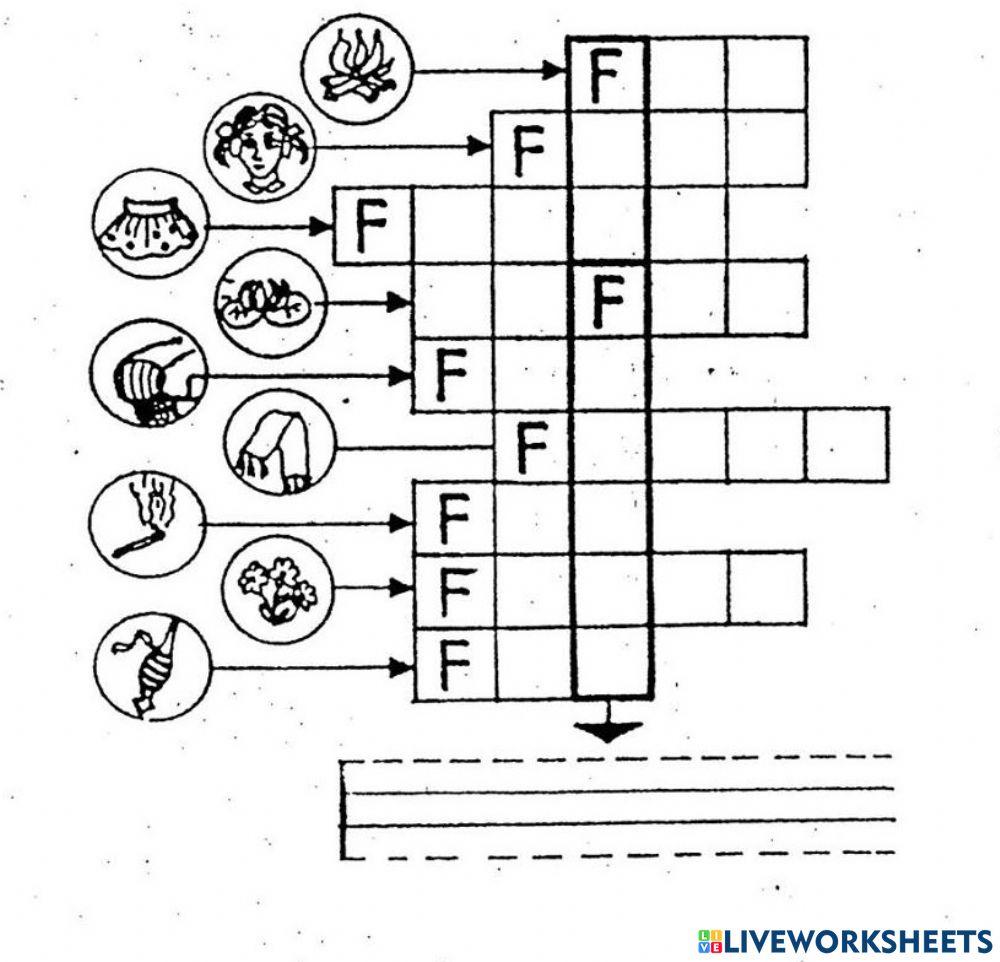 litera f online exercise for | Live Worksheets