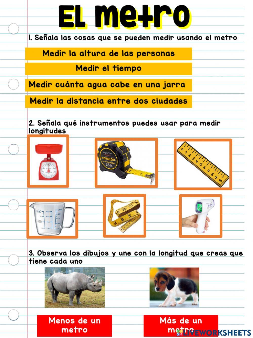 El metro | AIDA KARINA CRUZ GALVEZ | Live Worksheets