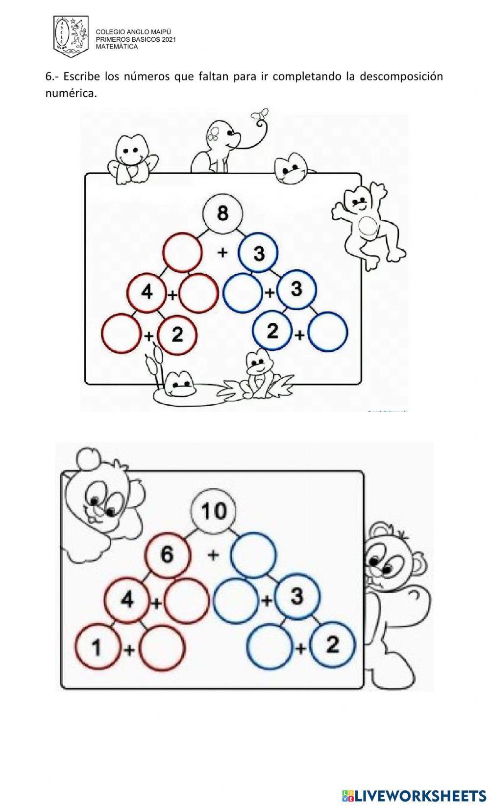 Componer y desc… | Free Interactive Worksheets | 1040083