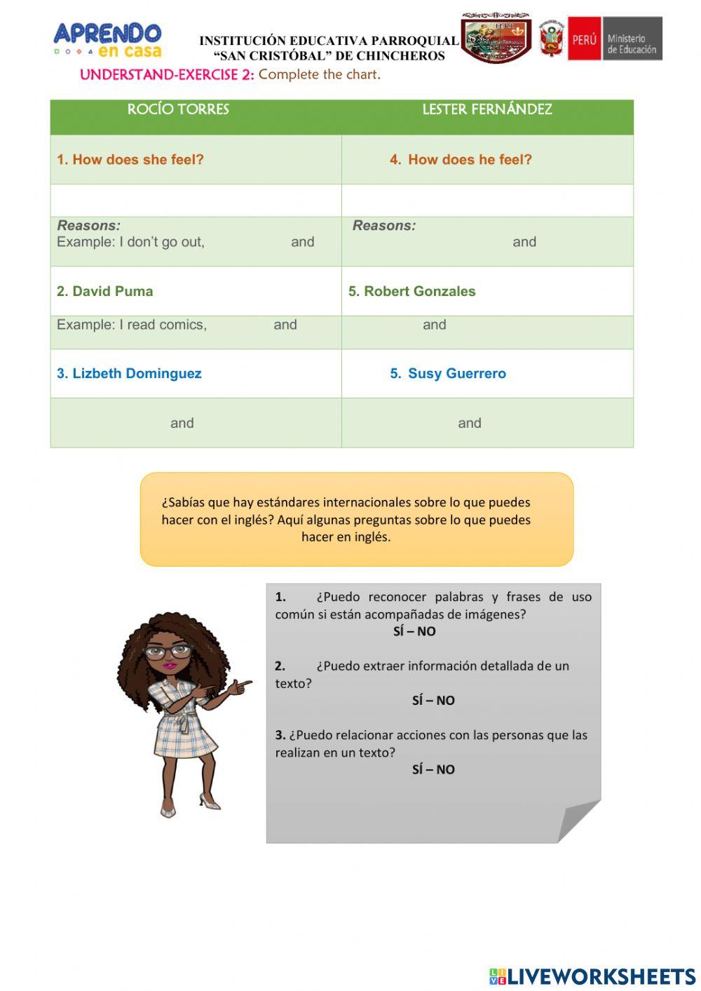 Let-s reduce stress worksheet | Live Worksheets