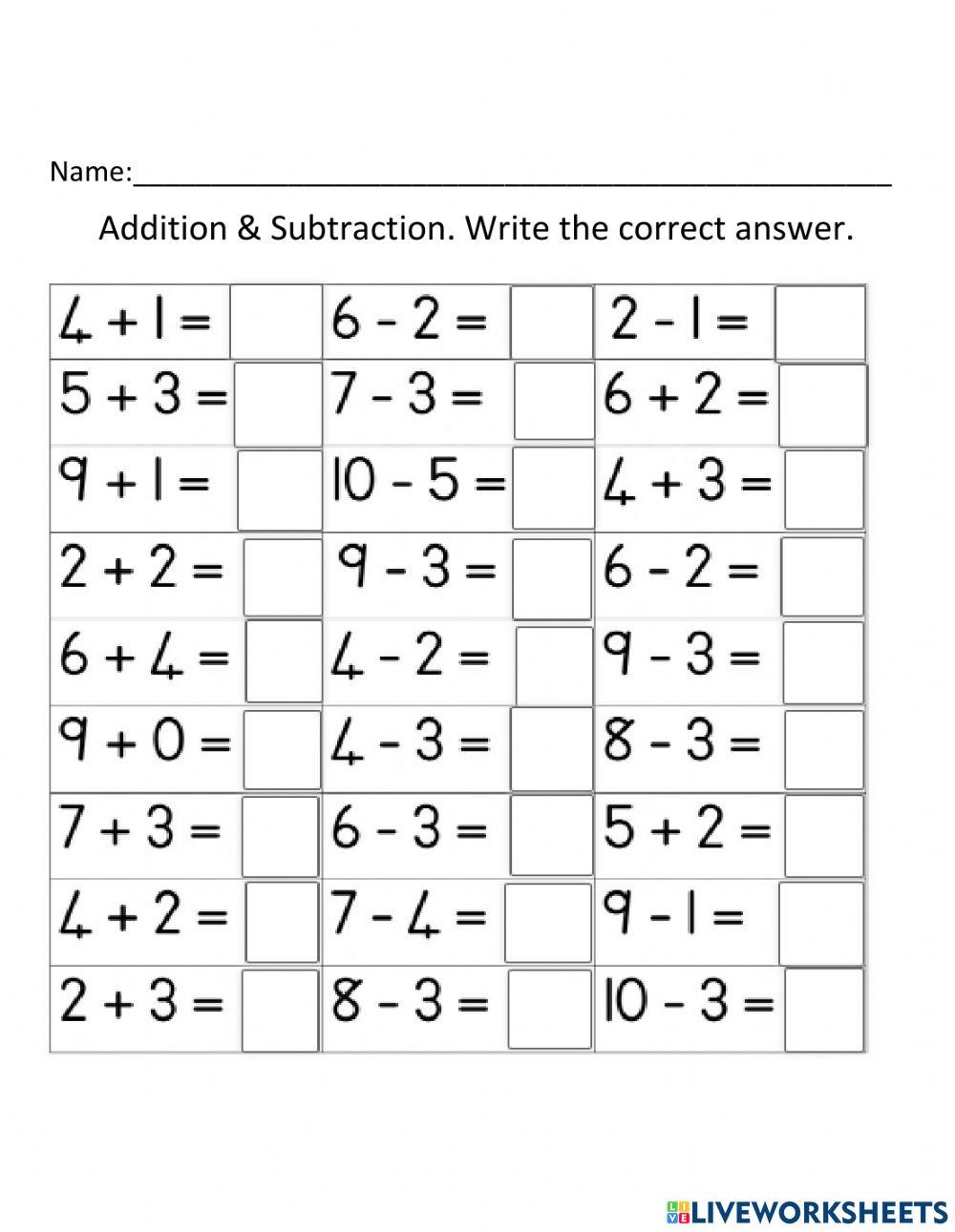 1027724 | Math | Camille Gabertan | LiveWorksheets