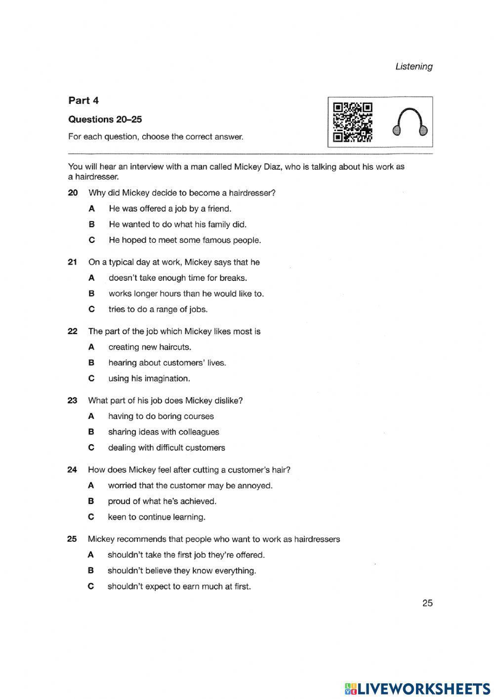 Authentic Pract… | Free Interactive Worksheets | 1028575