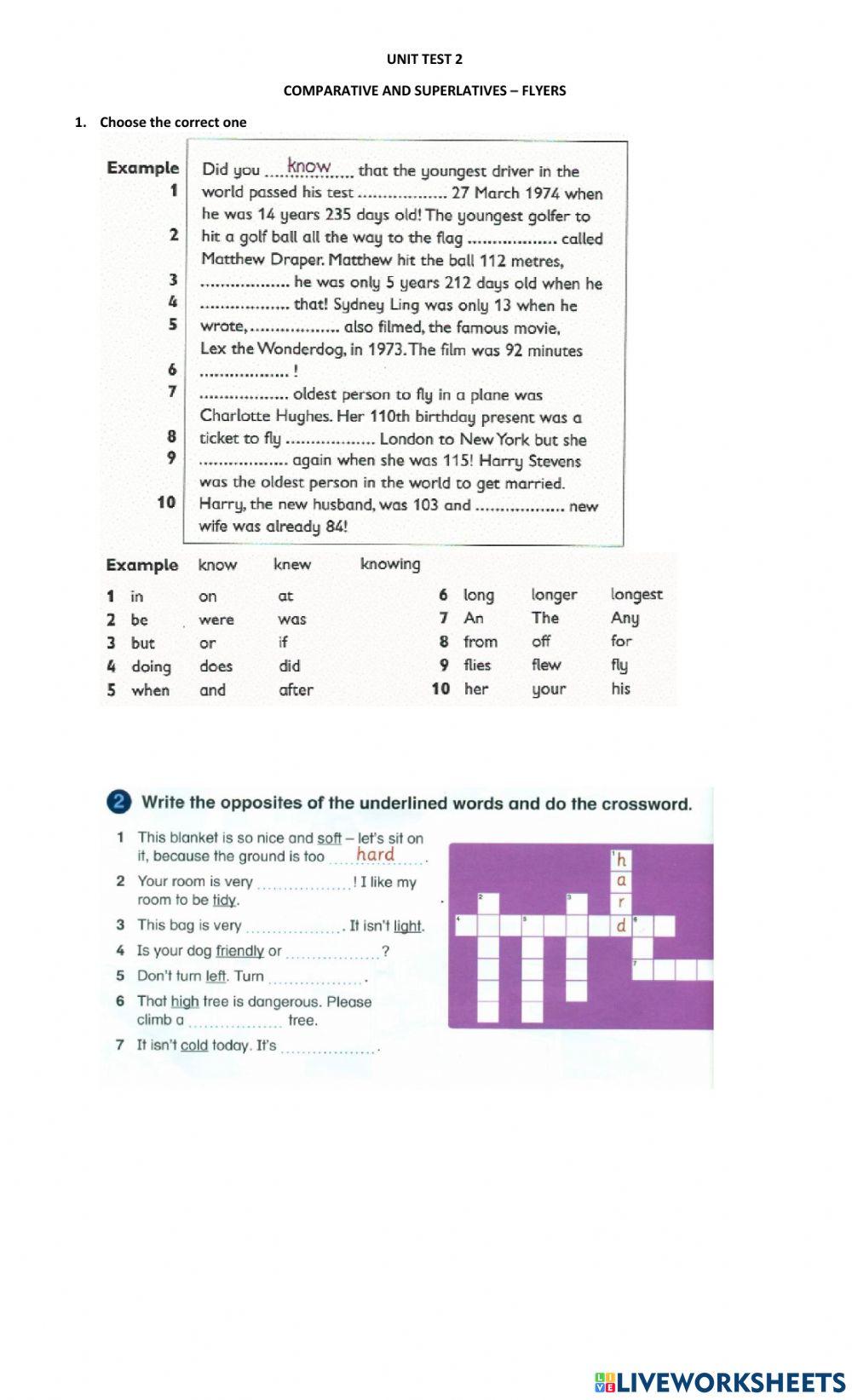 go getter 3 - c… | Free Interactive Worksheets | 6605197