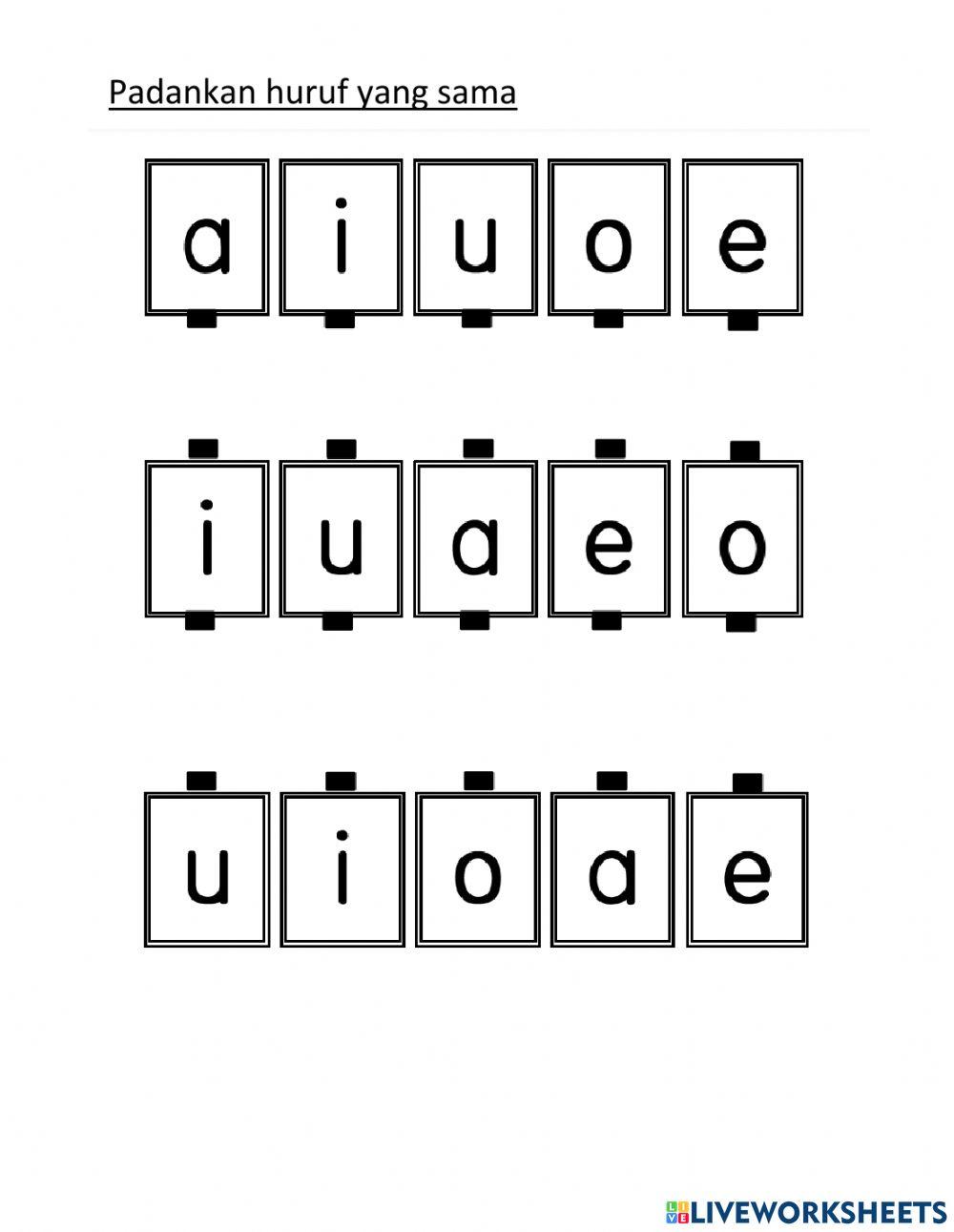 BM PPKI - Huruf… | Free Interactive Worksheets | 5030518