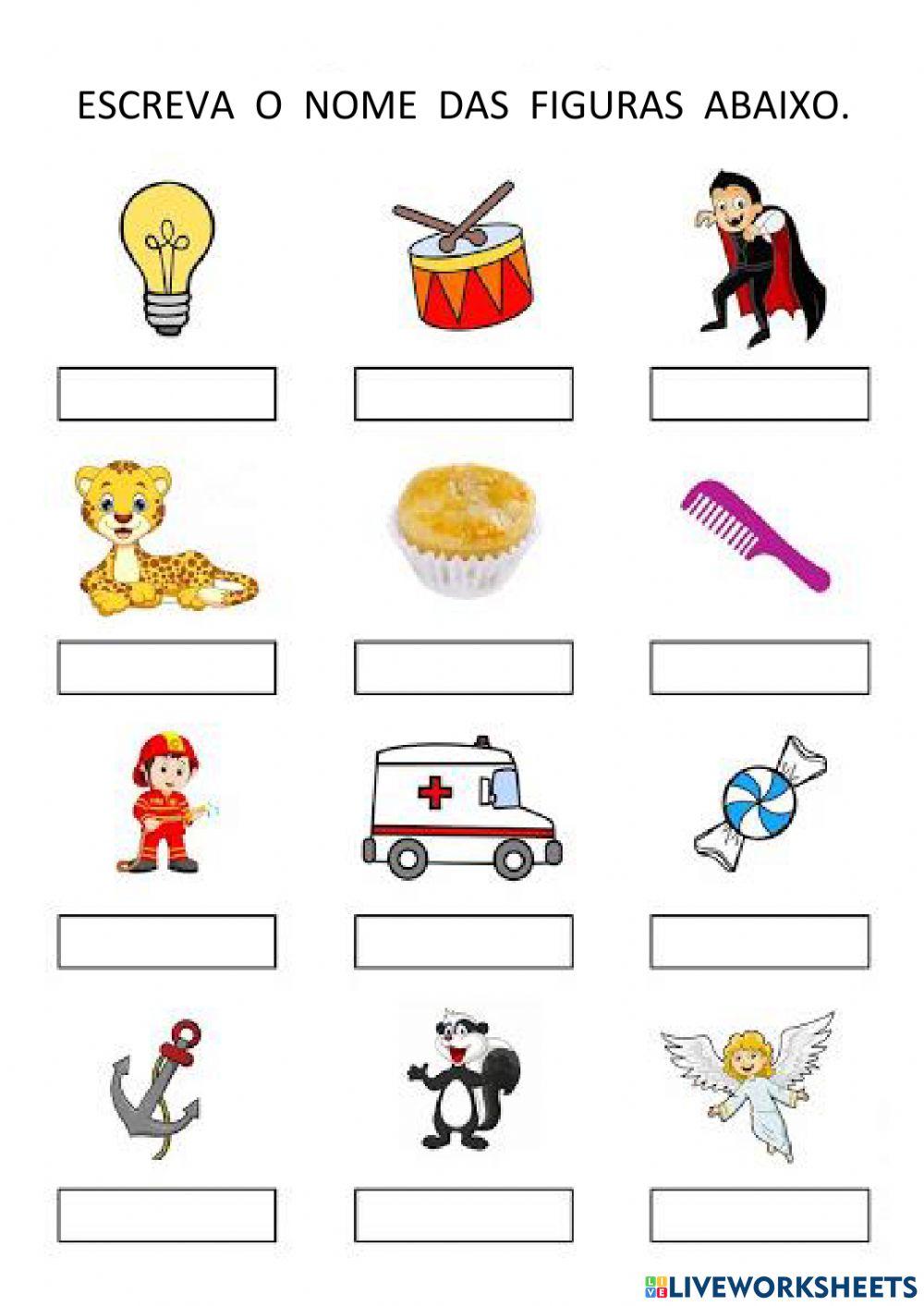 Escreva o nome das figuras worksheet | Live Worksheets - serwer2311392 ... Escreva o nome das figuras worksheet | Live Worksheets - serwer2311392 ...