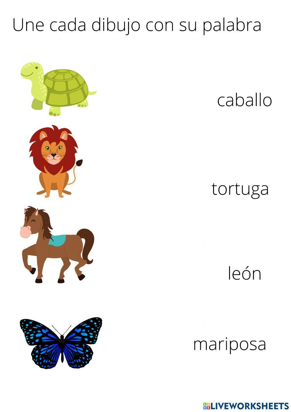 Unir Imagen Con Palabra Worksheet Live Worksheets