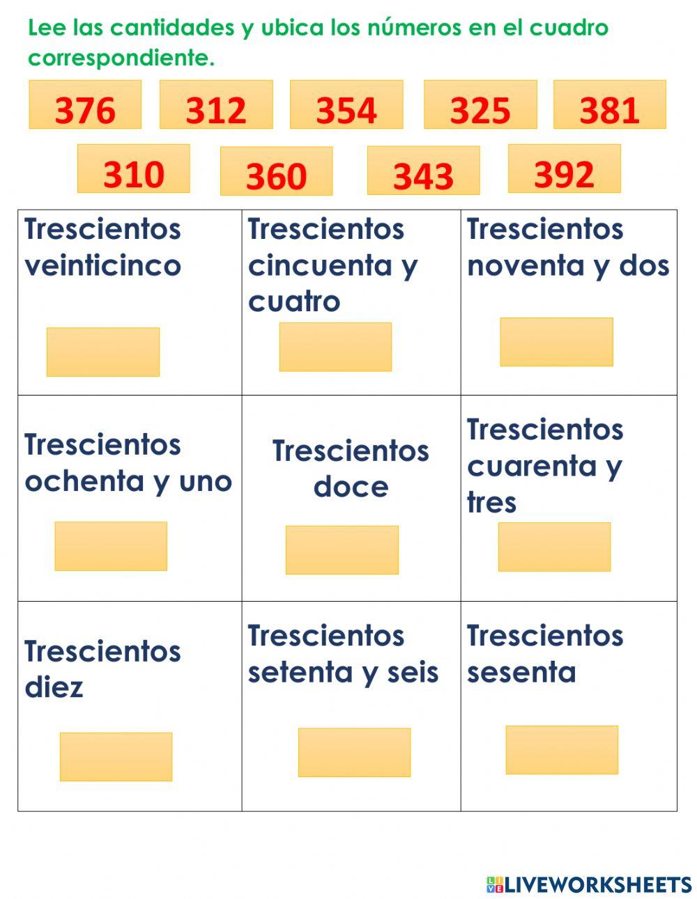 1033450 | Números del 300 | Erica Bastidas