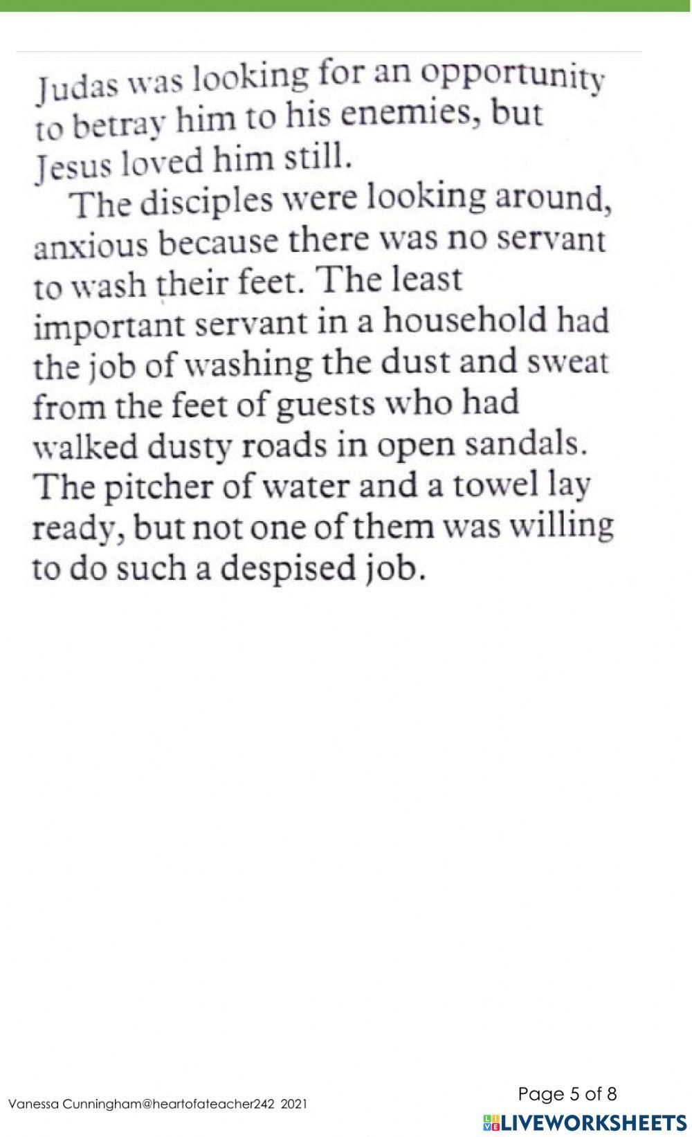 Serving Others interactive activity | Live Worksheets