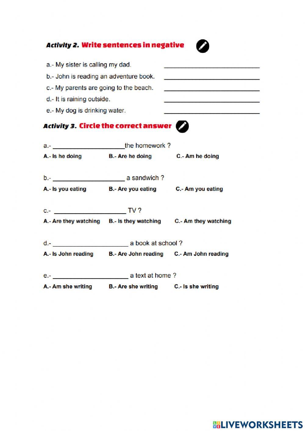 Kids 4 test worksheet | Live Worksheets