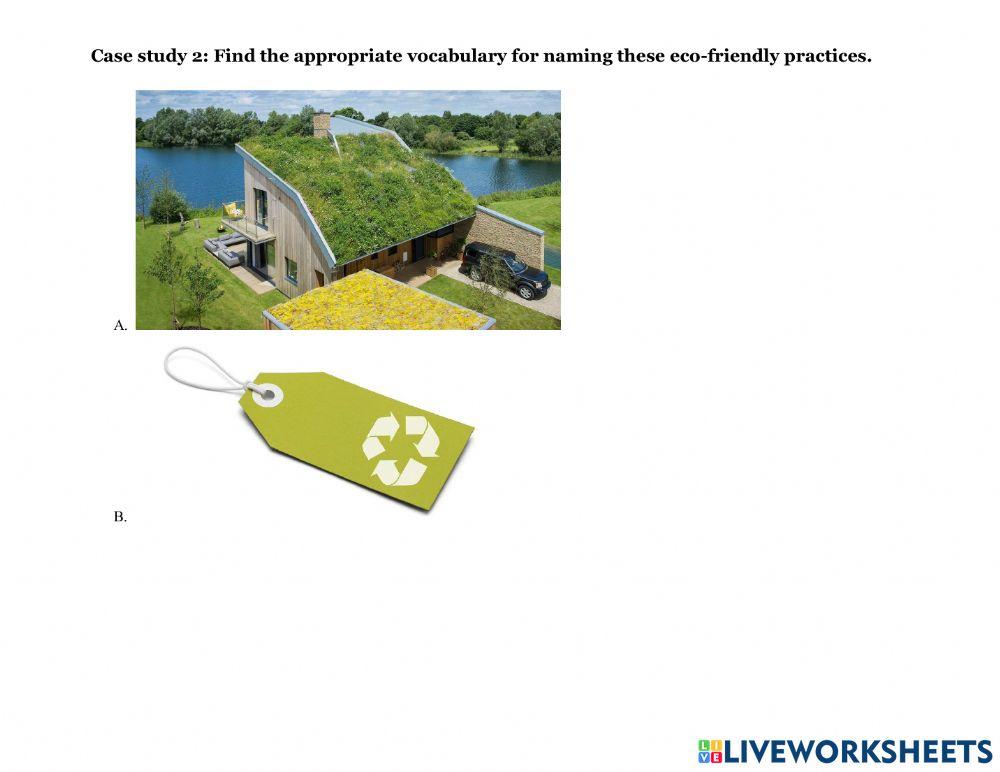 Eco-friendly pr… | Free Interactive Worksheets | 1035887