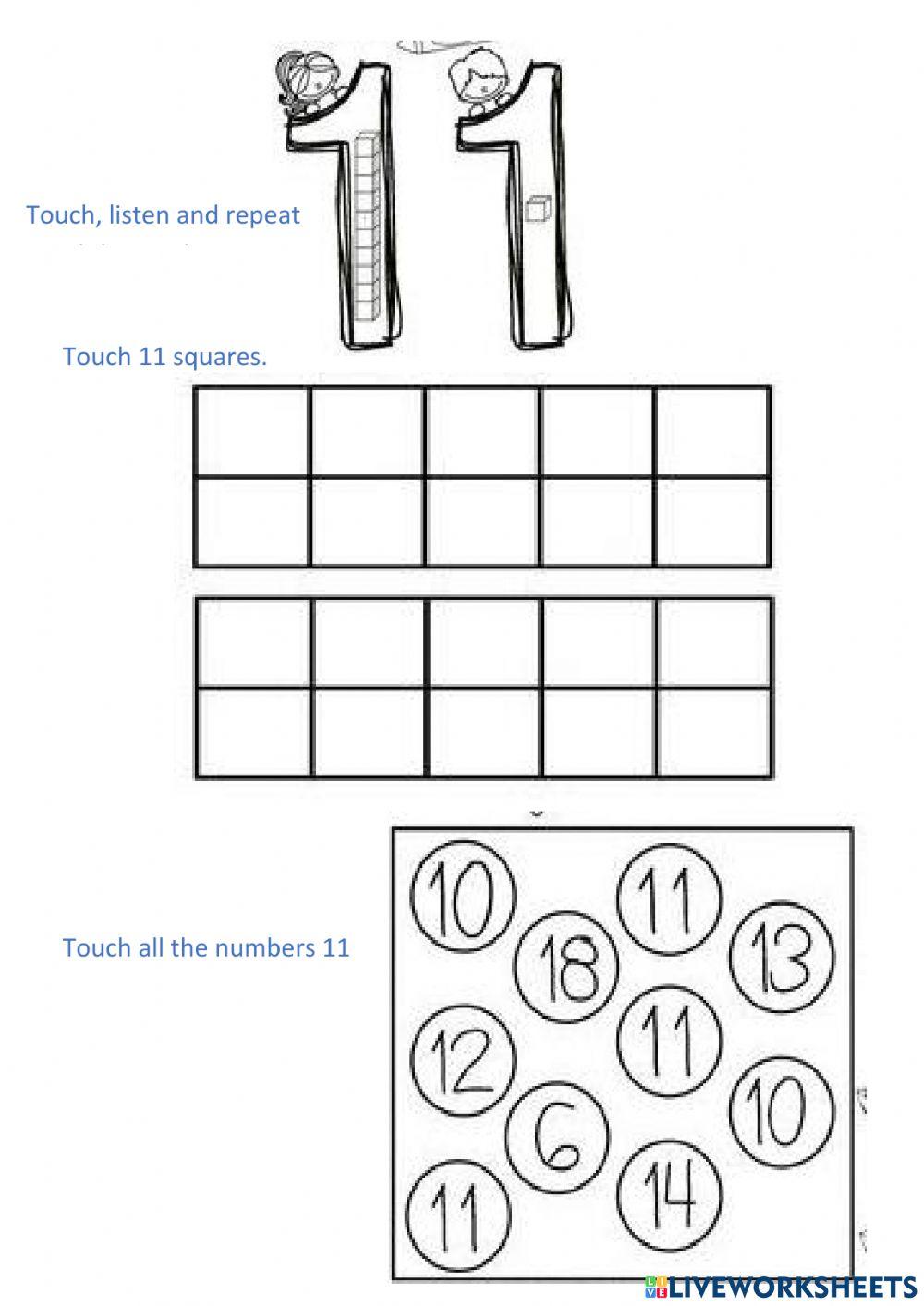Numbers online exercise for PREPARATORY | Live Worksheets