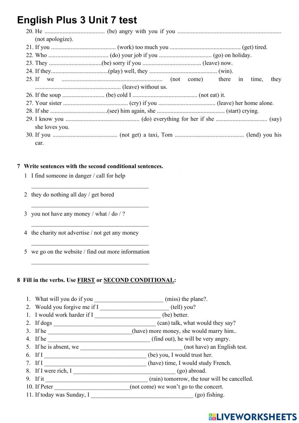 English Plus 3 … | Free Interactive Worksheets | 6608929