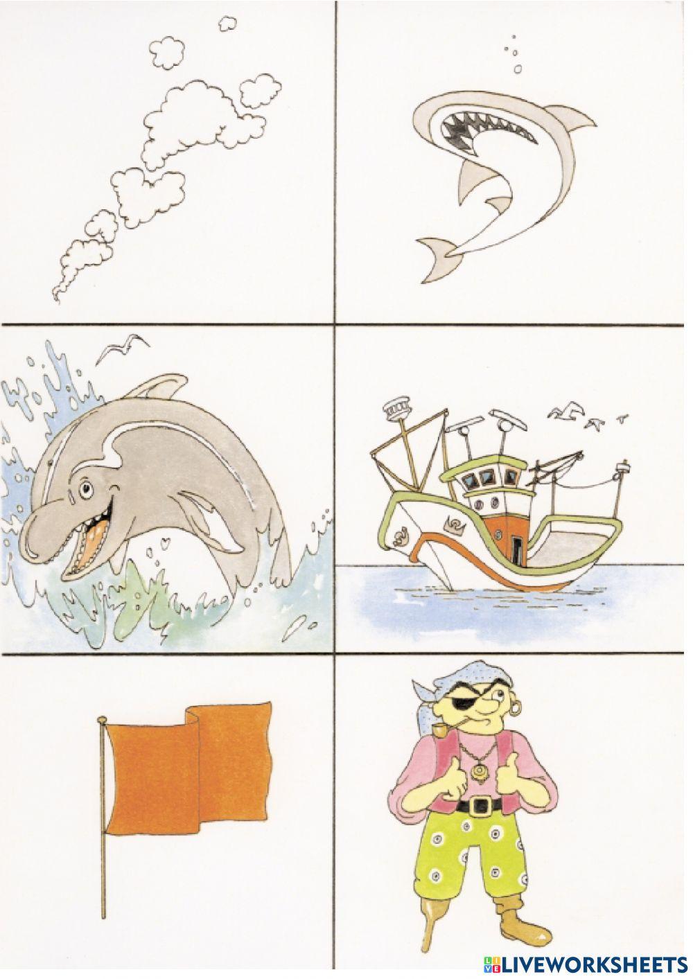 Lost at sea interactive worksheet | Live Worksheets