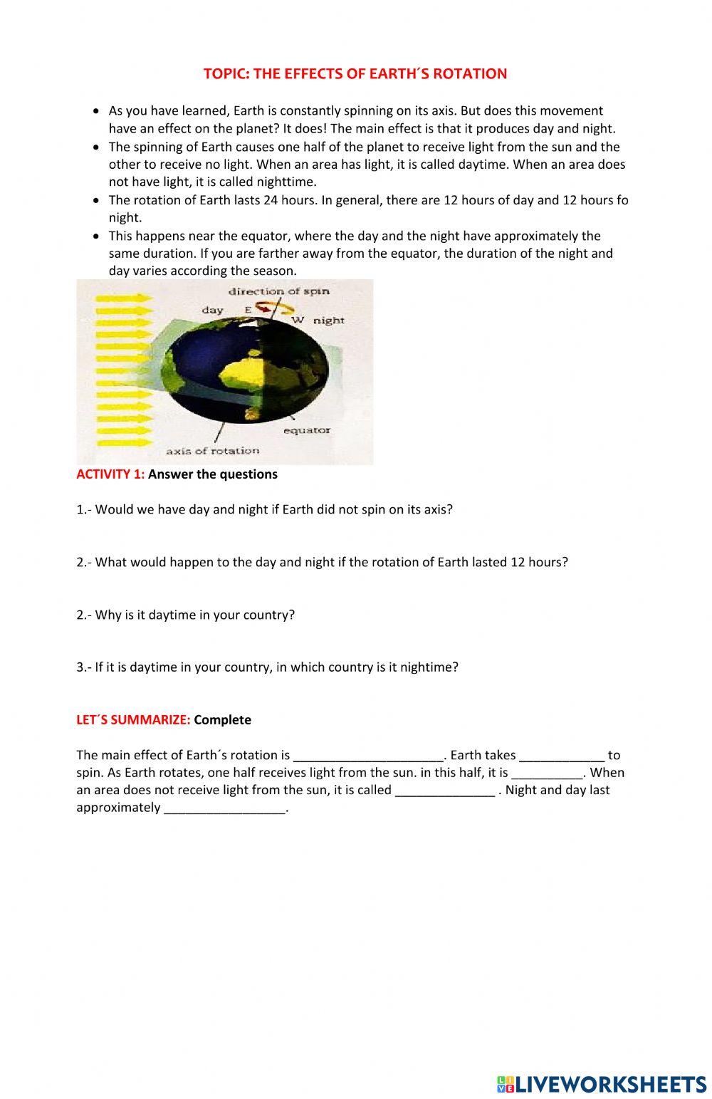 Science workshop wk38 worksheet | Live Worksheets