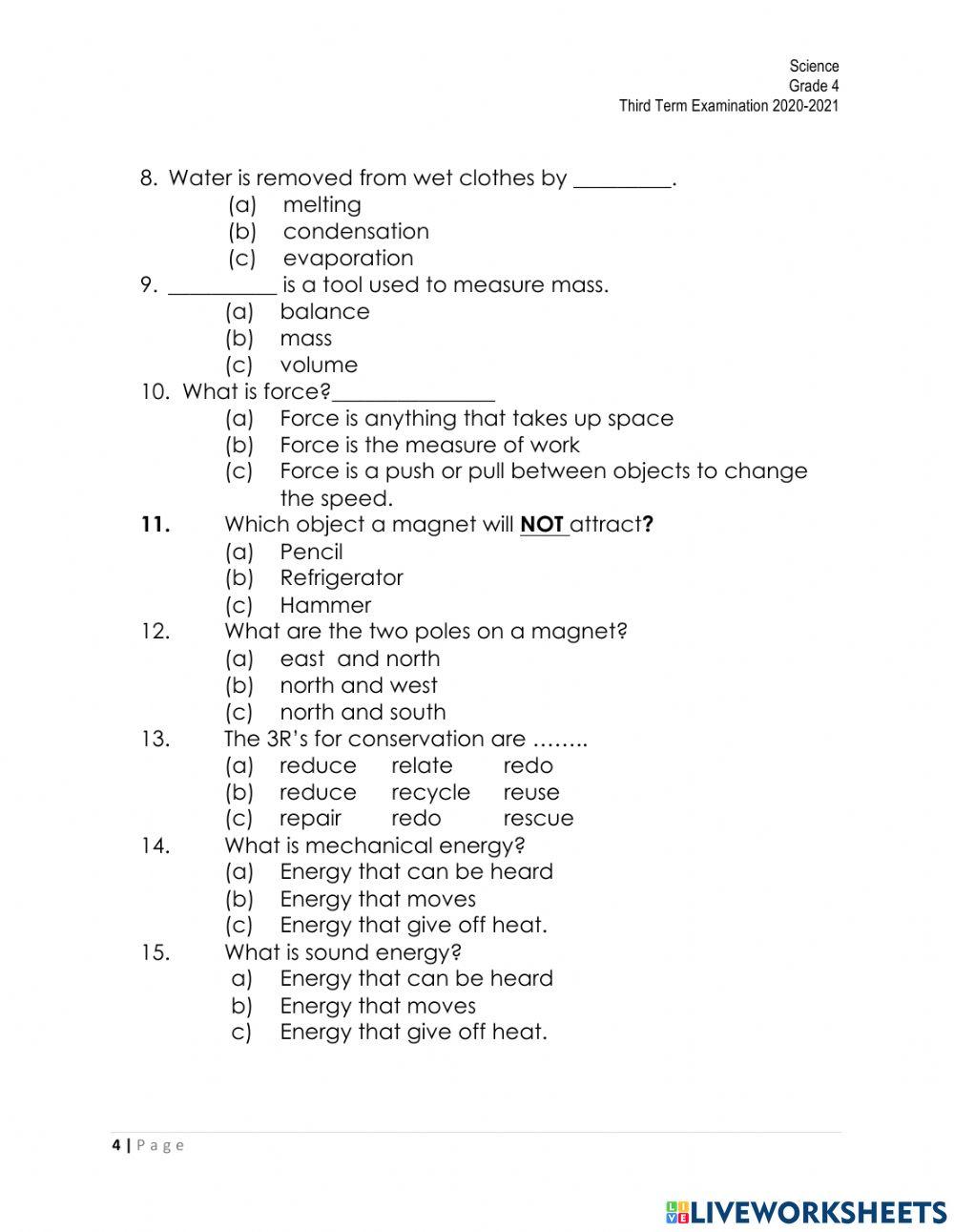 Sq interactive worksheet | Live Worksheets