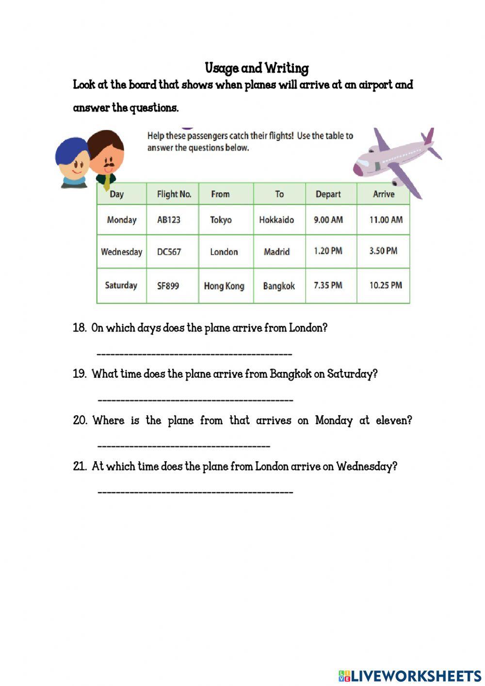 English Practice online exercise for Grade 2 | Live Worksheets