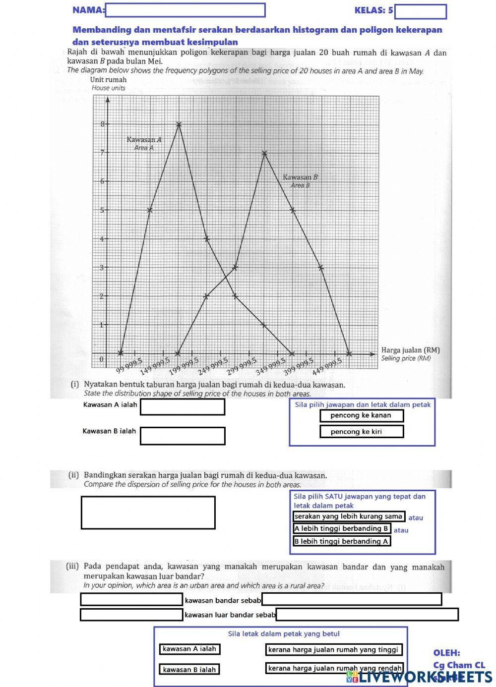 Matematik: Memb… | Free Interactive Worksheets | 3047585
