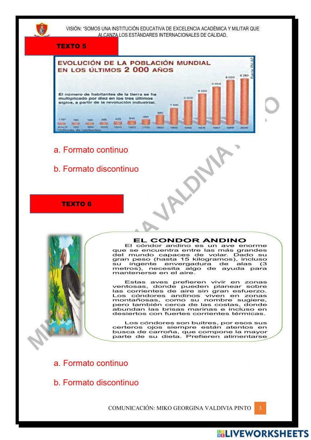 FORMATOS DE TEXTOS 3047643 | Miko Georgina Valdivia Pinto