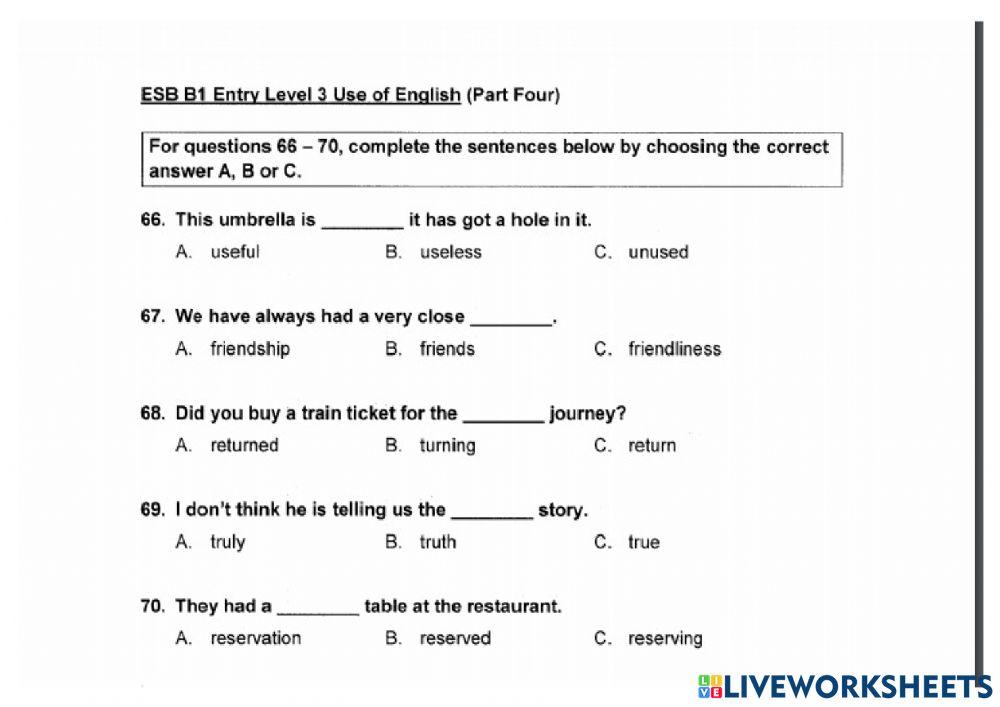 1101590 | Esb b1 use of english sample 1 | MissMary2