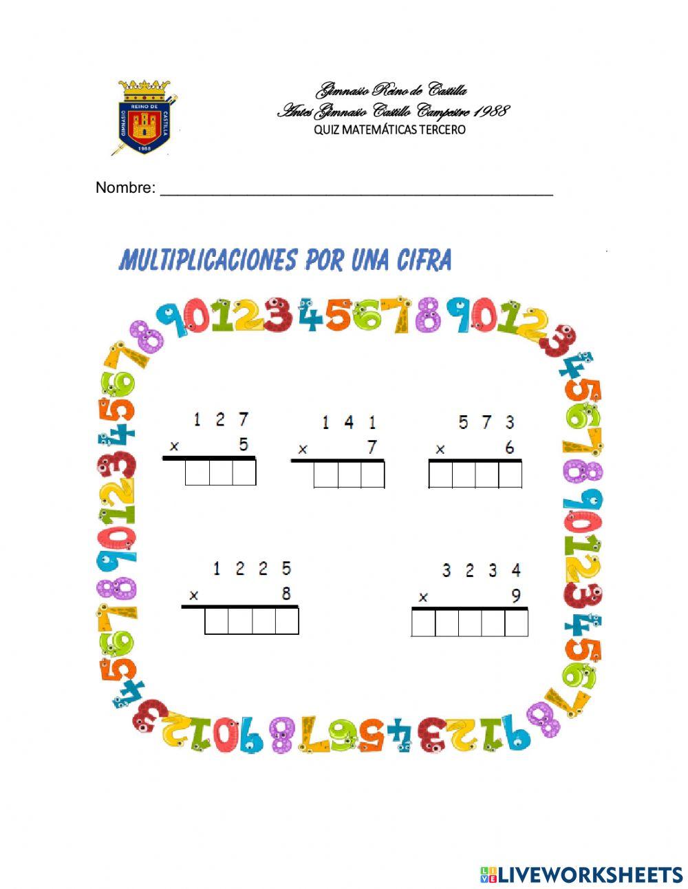 Quiz Tercero Worksheet Live Worksheets quiz-tercero-worksheet-live-worksheets