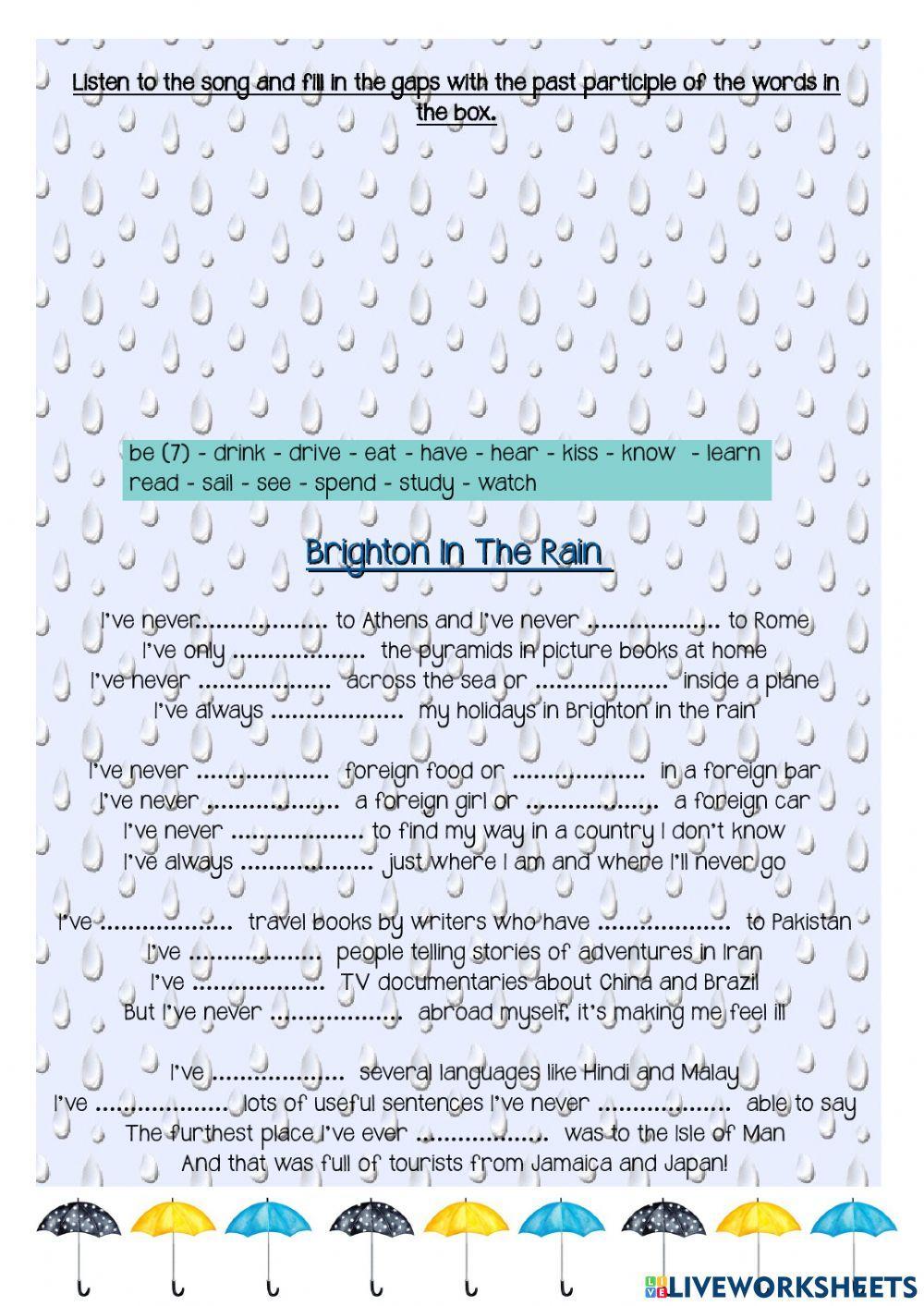 1040991 | Present Perfect: Brighton in the rain