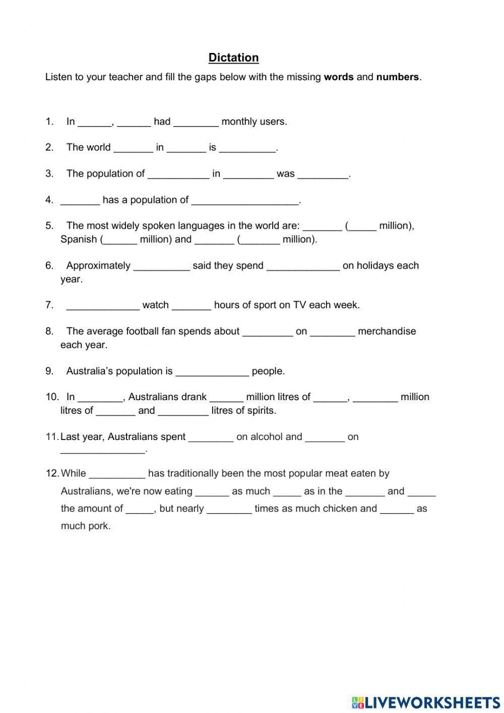 Large numbers dictation review 5036579 | leopoldinaM