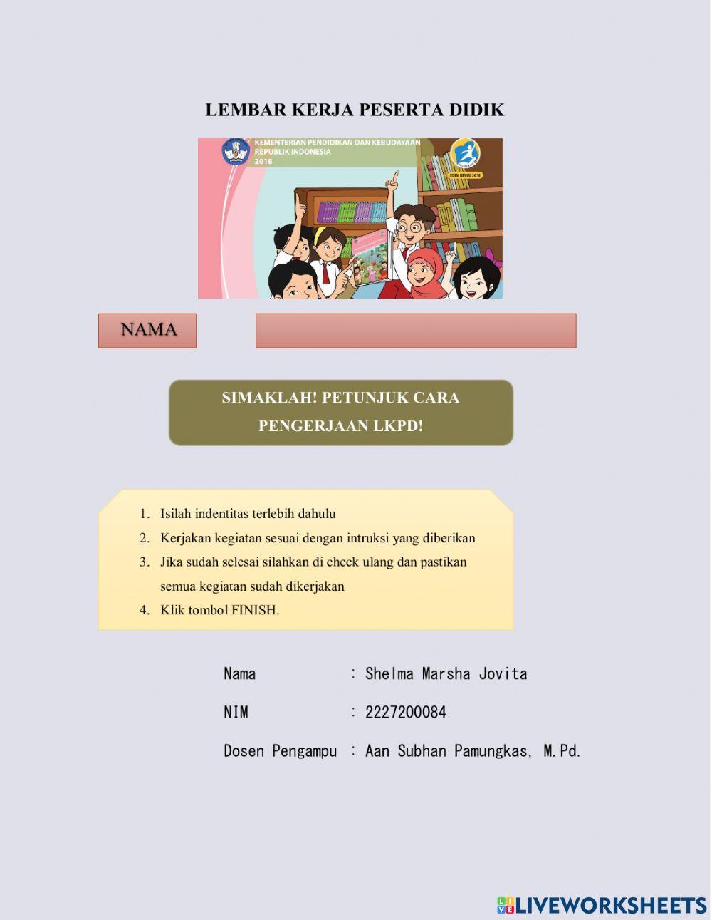 Perjuangan Mempertahankan Kemerdekaan Activity Live Worksheets
