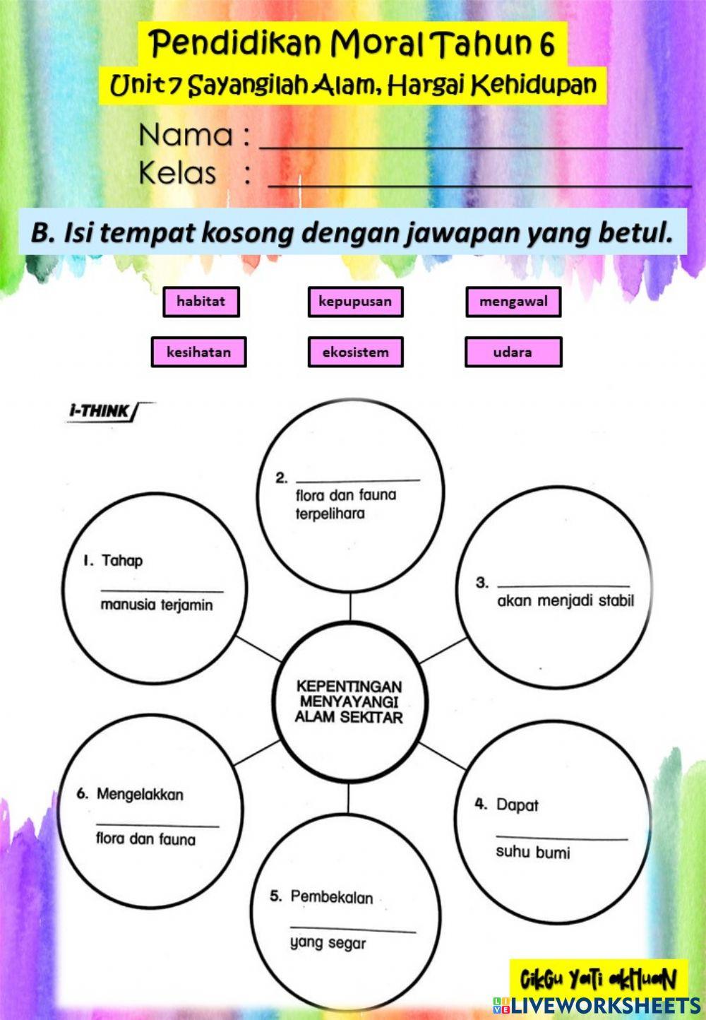 Pendidikan Moral Tahun 6 Unit 7 Set 2 5036692