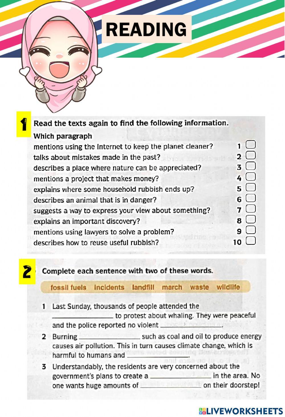 Ed-unit 5(1) worksheet | Live Worksheets