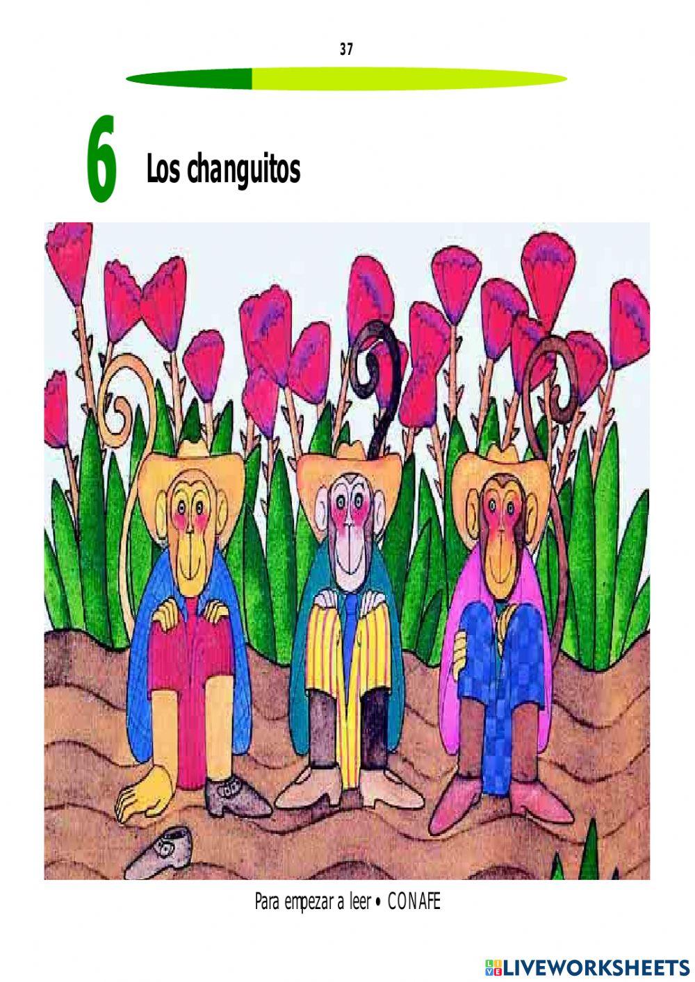 Lección 6 Los changuitos worksheet | Live Worksheets
