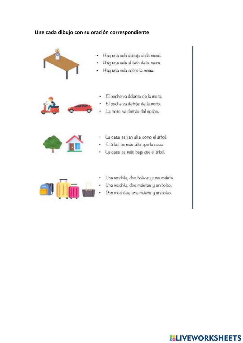 Lee atentamente worksheet | Live Worksheets