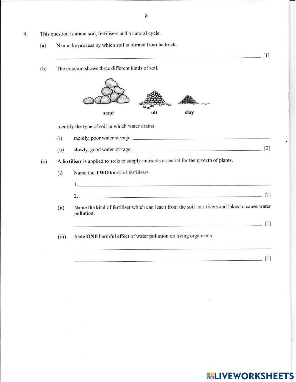 GS - BJC Past Paper II 2016 Q3, Q4, and Q5 6612596