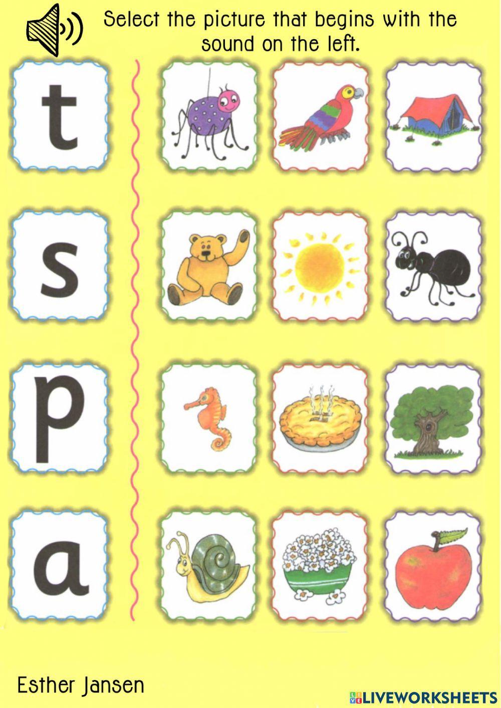 Jolly Phonics: … | Free Interactive Worksheets | 1043151