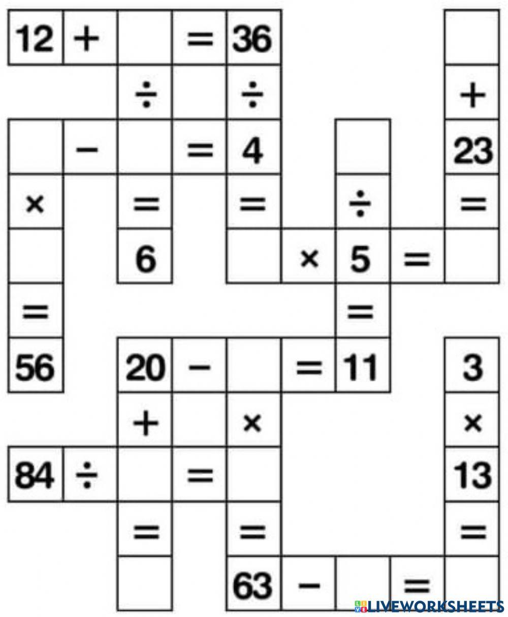Cruzadinha De Matematica 8 Ano - LIBRAIN