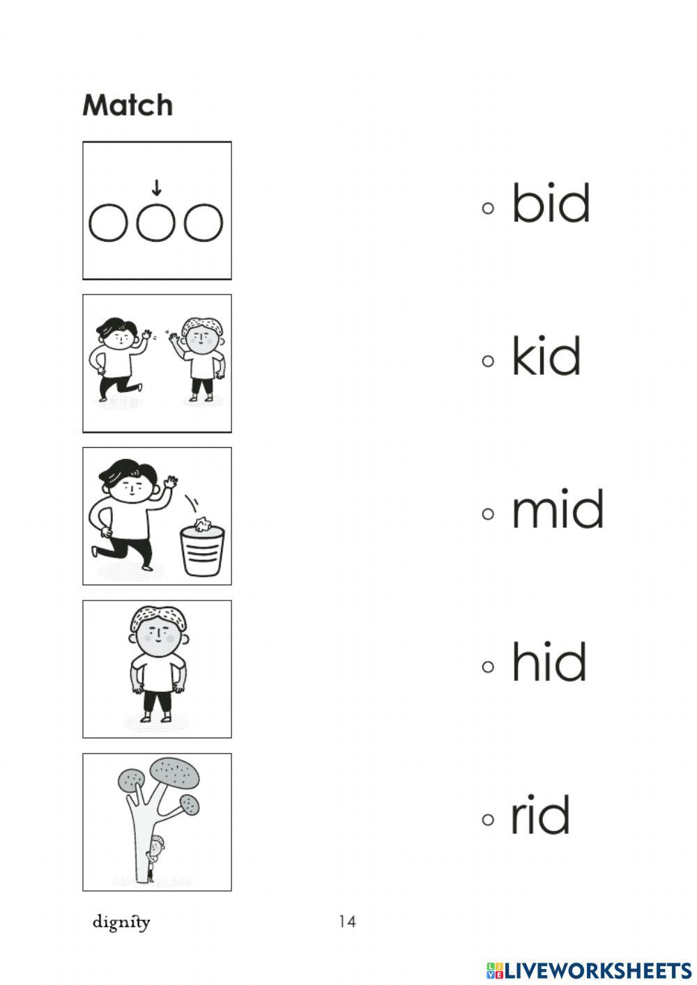 'id' worksheet 2 worksheet | Live Worksheets