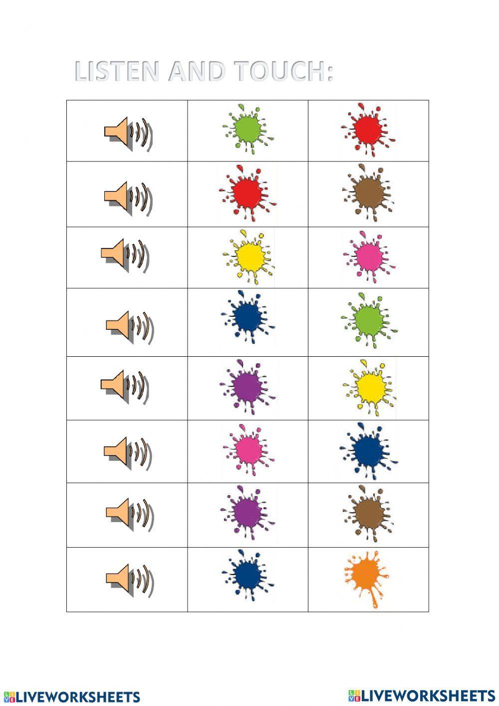 Els colors 1 | Free Interactive Worksheets | 967744