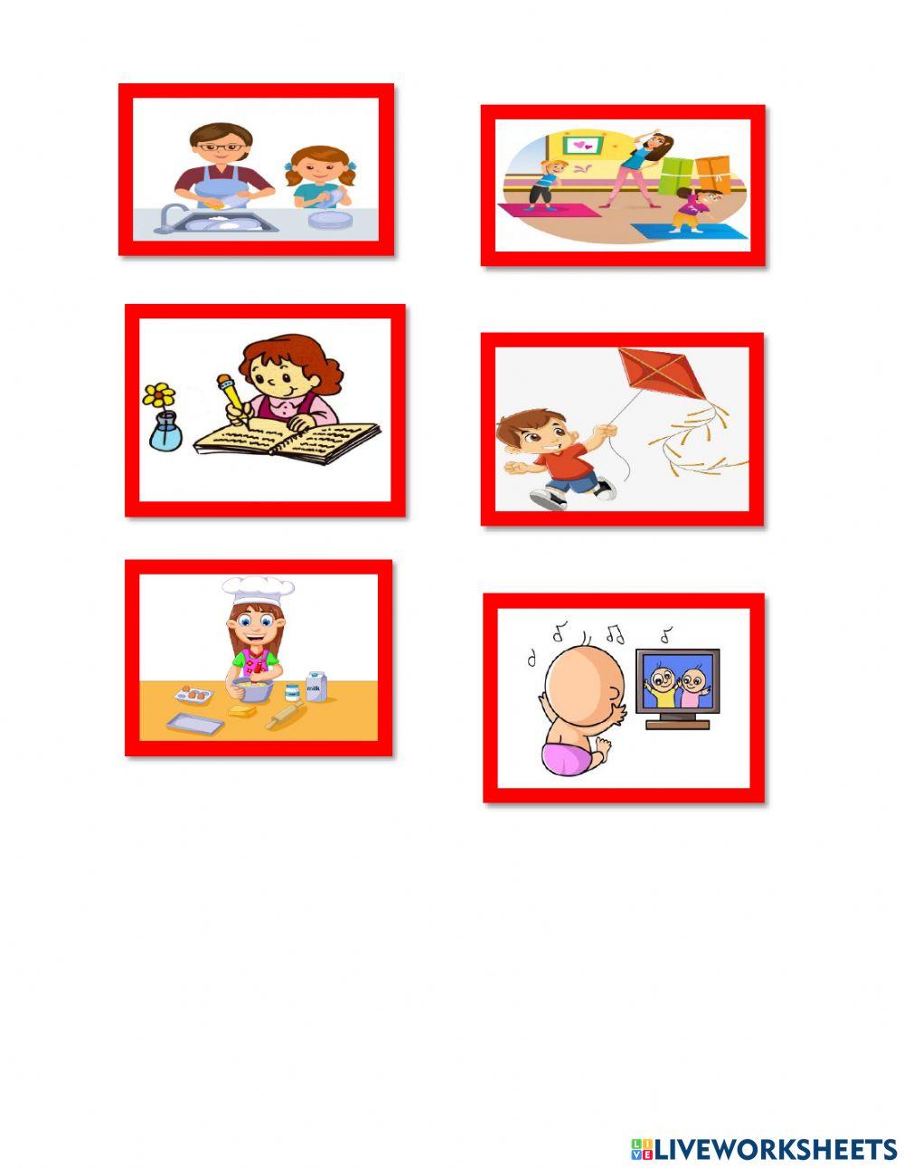 LISTEN AND PRACTICE- VERB + ING 6571824 | yosselin