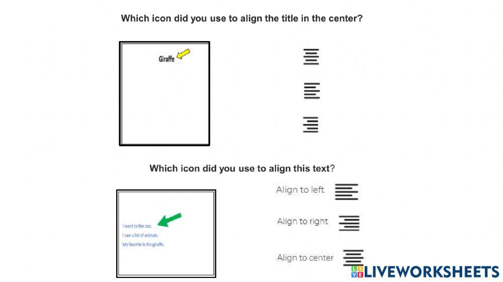 Ms-Word Practice | Free Interactive Worksheets | 1045087